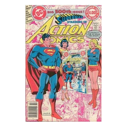 Action Comics #500 "The Life Story of Superman": Pasko: Amazon.com: Books