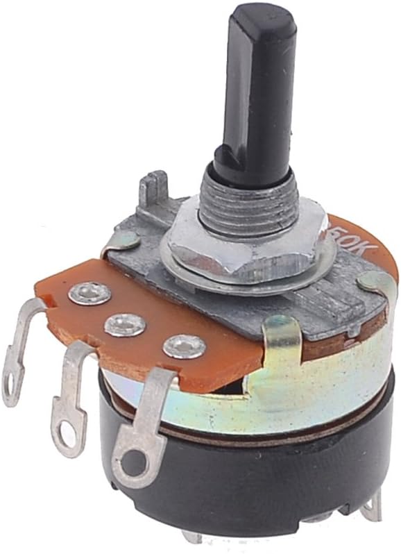Amazon.com: Aexit B50K 50K Variable Resistors Ohm Carbon Film Rotary ...