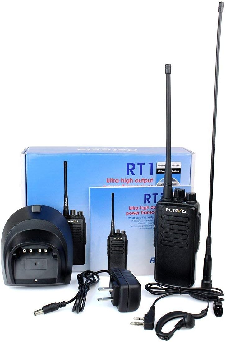 Retevis RT1 Walkie Talkies de largo alcance, radio bidireccional de 16 ...