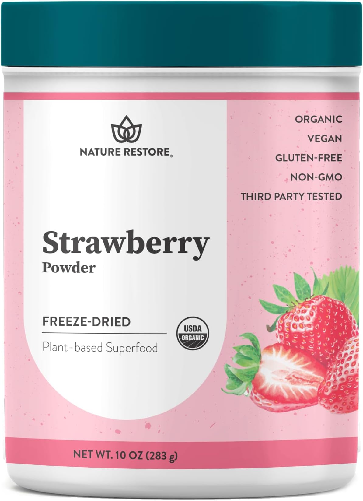 Amazon.com: Freeze Dried Strawberry Powder for Baking,Vegan,Non-GMO ...