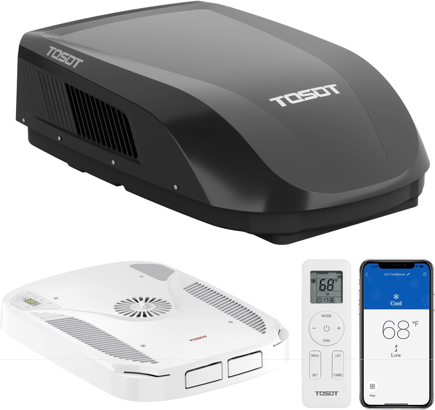 Amazon.com: Coleman-Mach 48204-069 Mach 15 Plus, 15,000 BTU A/C, Black ...