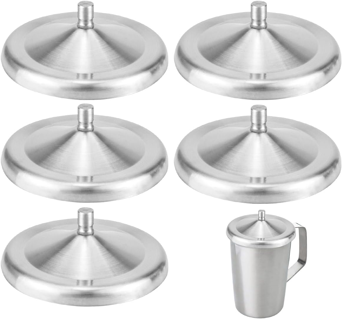 Amazon.com: 5Pcs Stainless Steel Coffee Mug Cover, 4Inch Cup Covers for ...