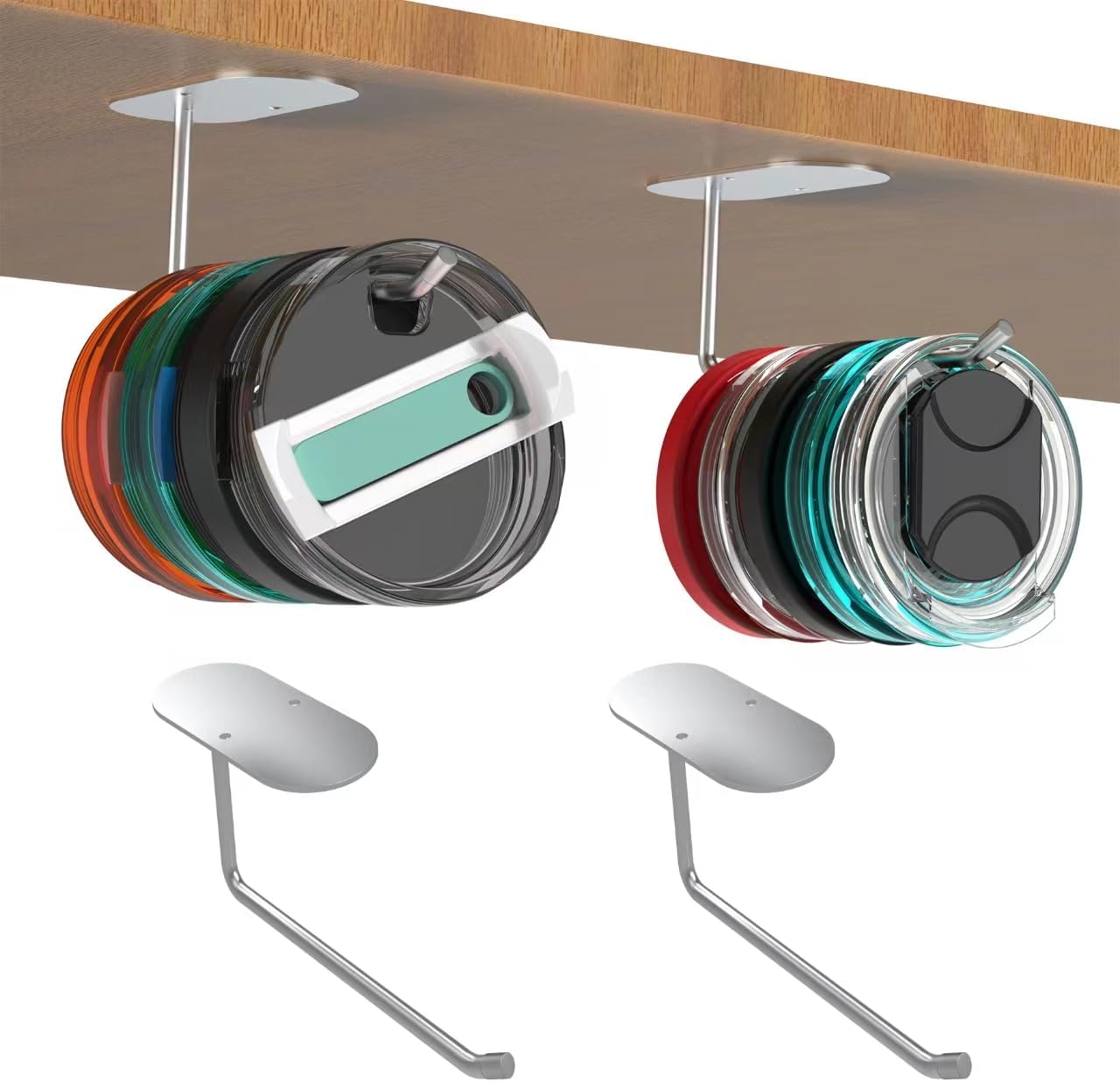 Amazon.com: Yingbao Simple Tumbler Lid Organizer, 2 Pack Kitchen ...