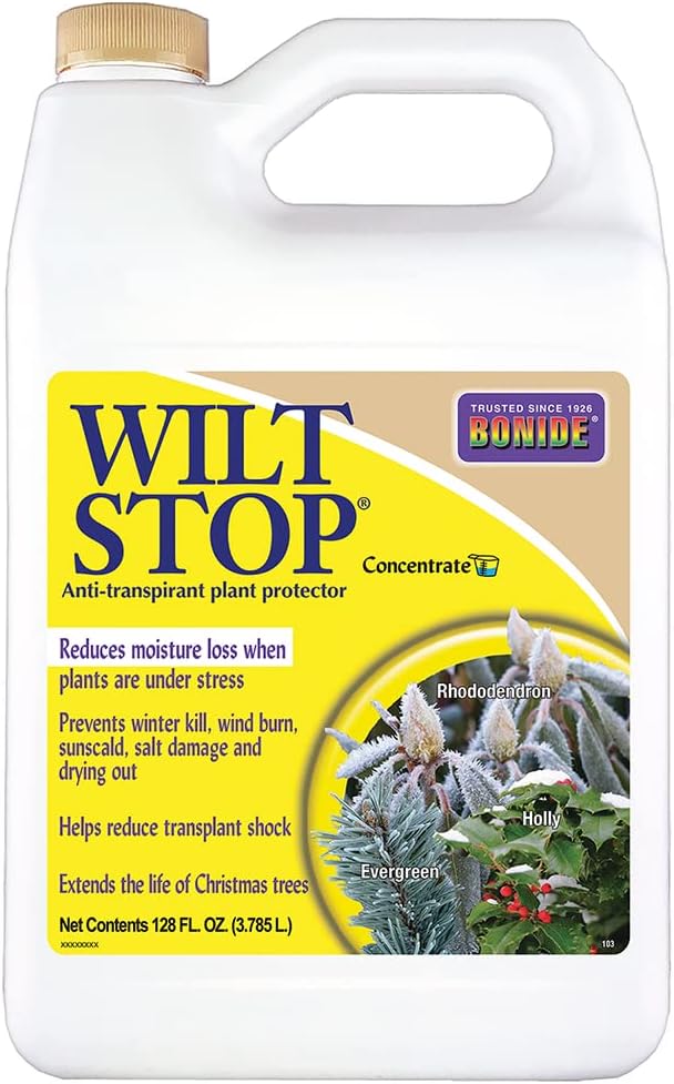 Amazon.com: Bonide Wilt Stop, 128 oz Concentrated Anti-Transpirant ...