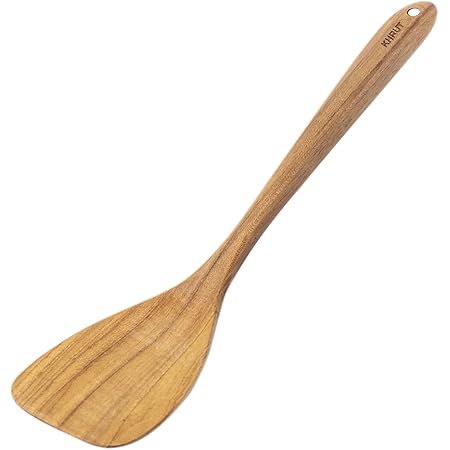 Amazon.com: KHRUT, Teak Wood Spatula/Turner, 13.5 inch long, Teak ...
