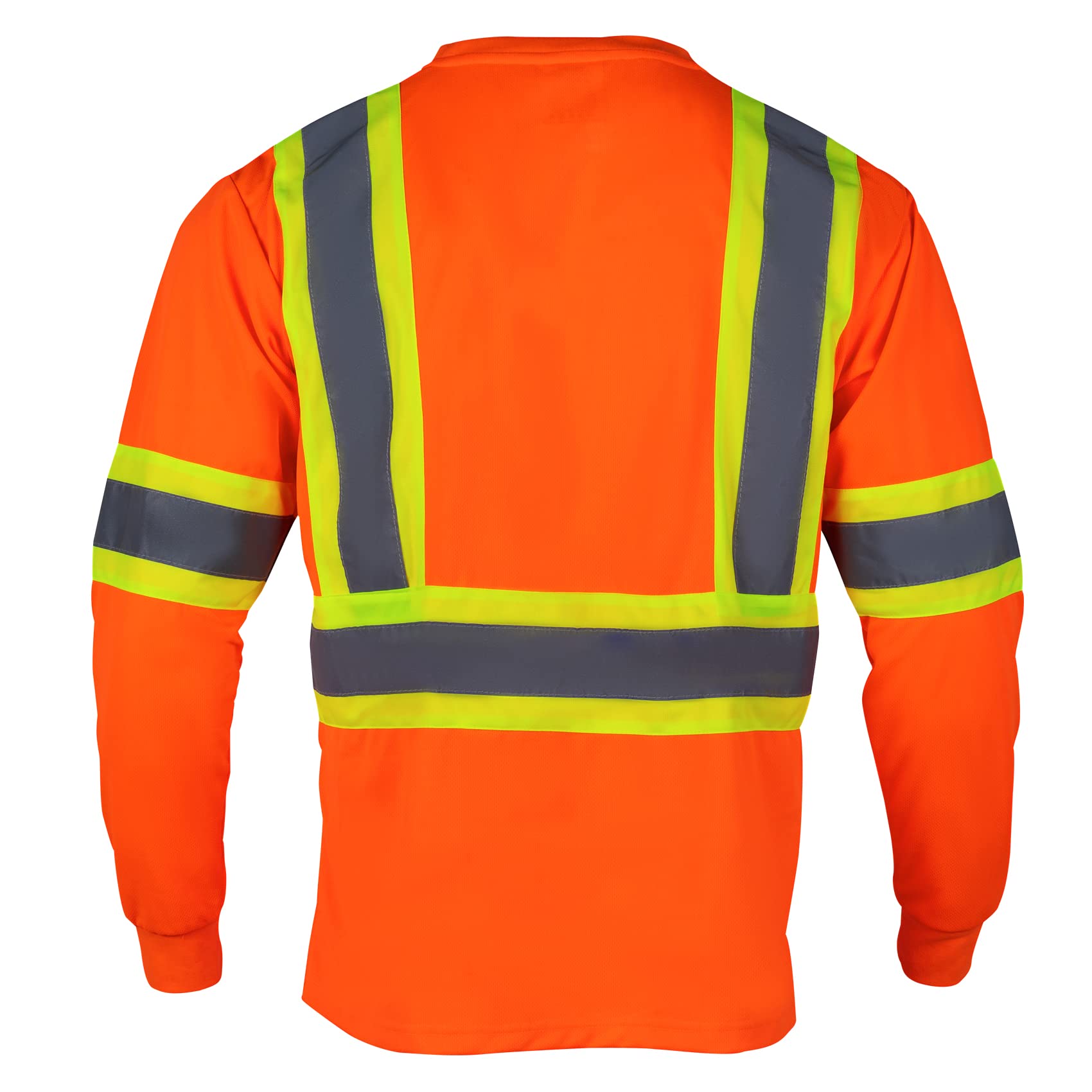 Snapklik.com : VENDACE Mens High Vis Safety Work T Shirt ANSI Class 2 ...