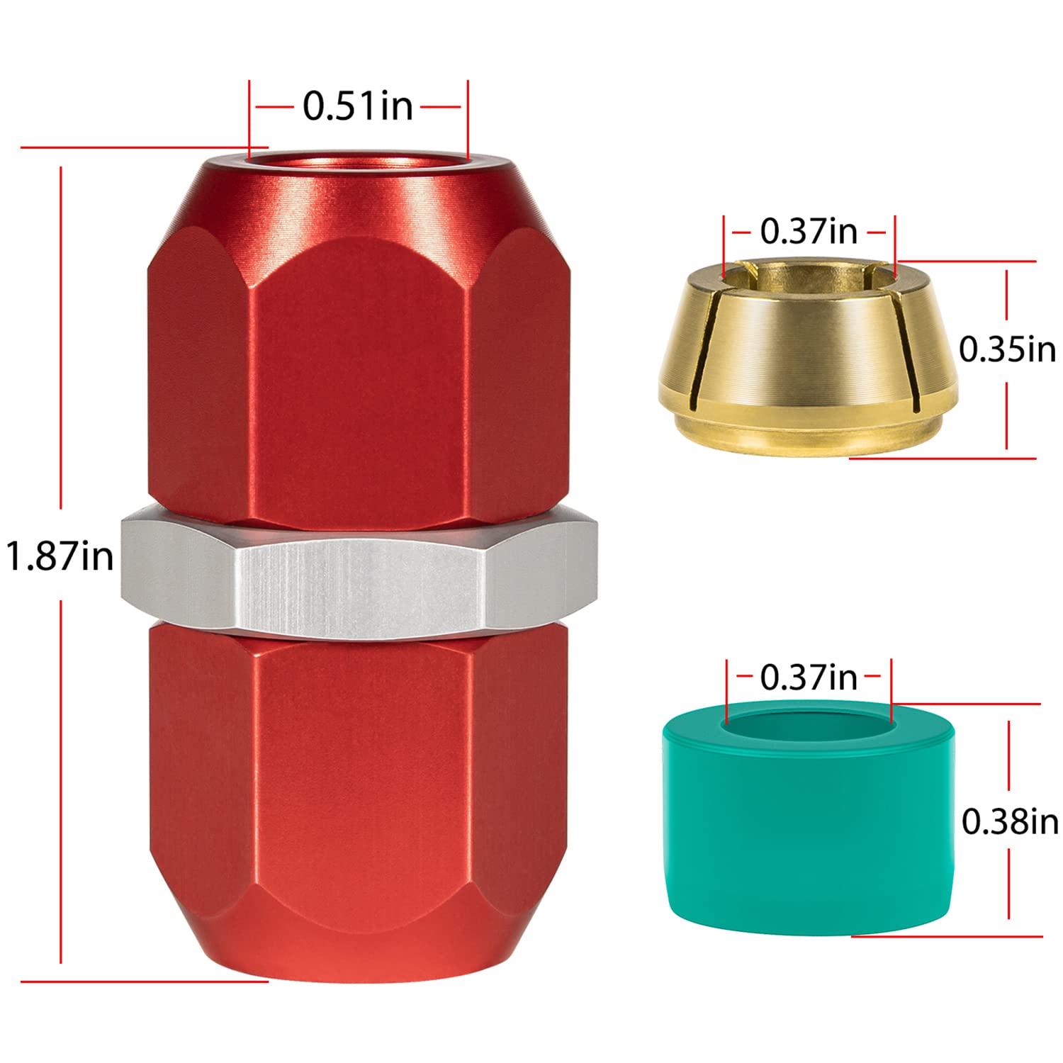 Snapklik.com : 800-641 Line Splice Connector Splicer Coupler For 3/8 ...