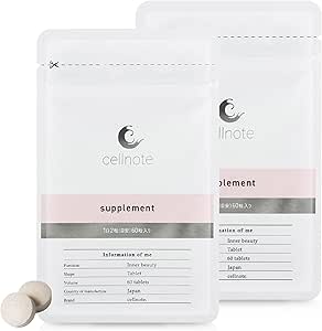 Amazon | 【バスト用サプリメント】2袋セット cellnote supplement セルノート サプリメント 60粒 プエラリアを使わないバスト用サプリ ※旧パッケージ ...