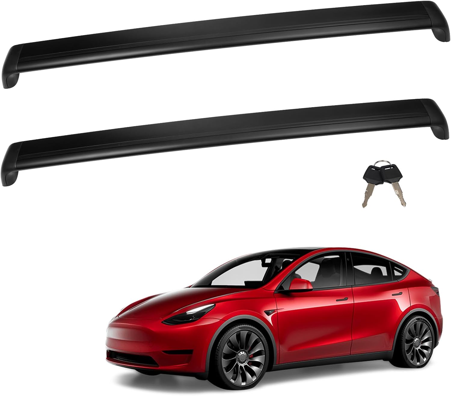 Amazon.com: Donpida Noiseless Lockable Roof Rack Cross Bar Compatible ...