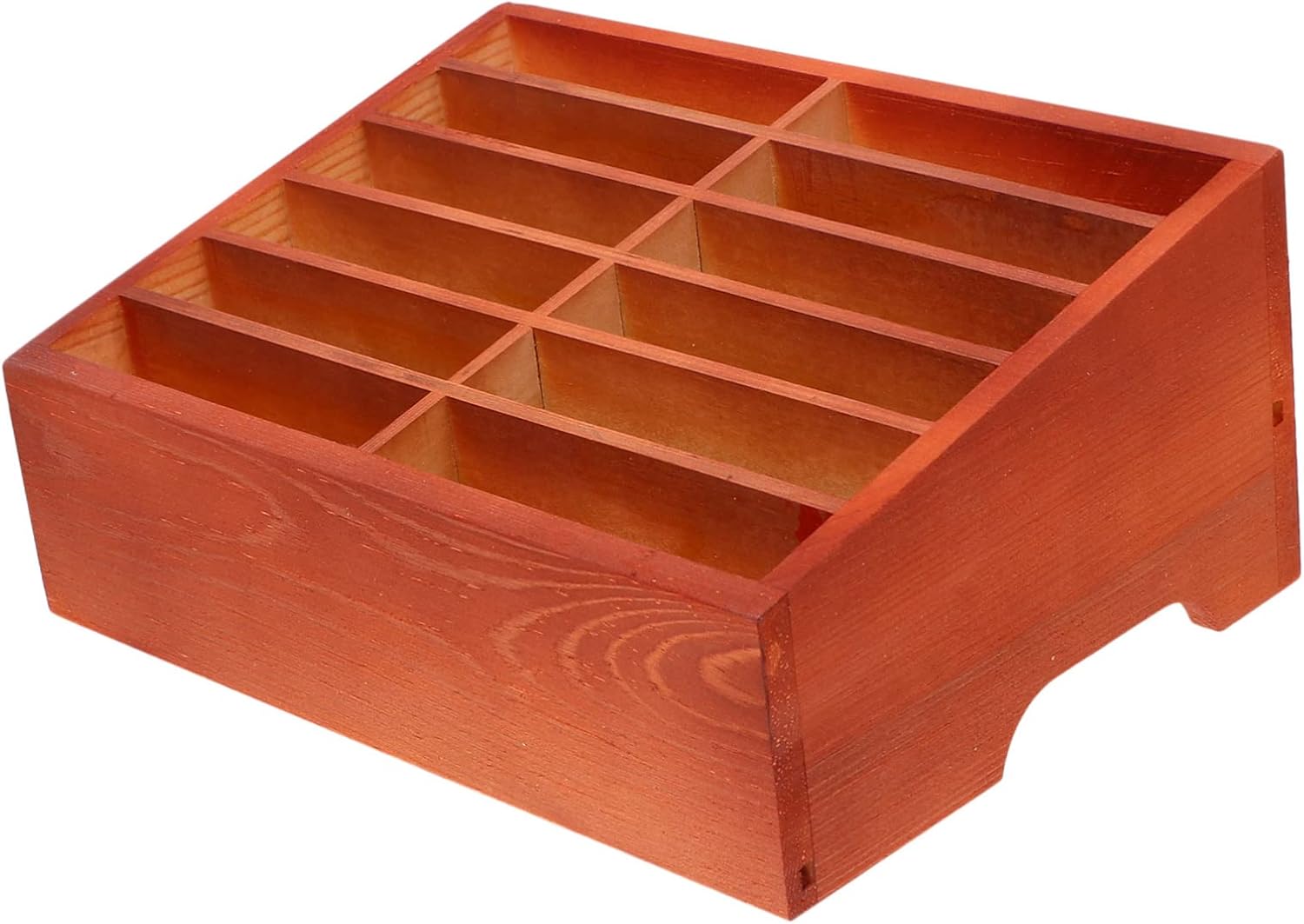 Amazon.com: FUNOMOCYA 12 Mobile Phone Storage Box Wooden Phone Holder ...