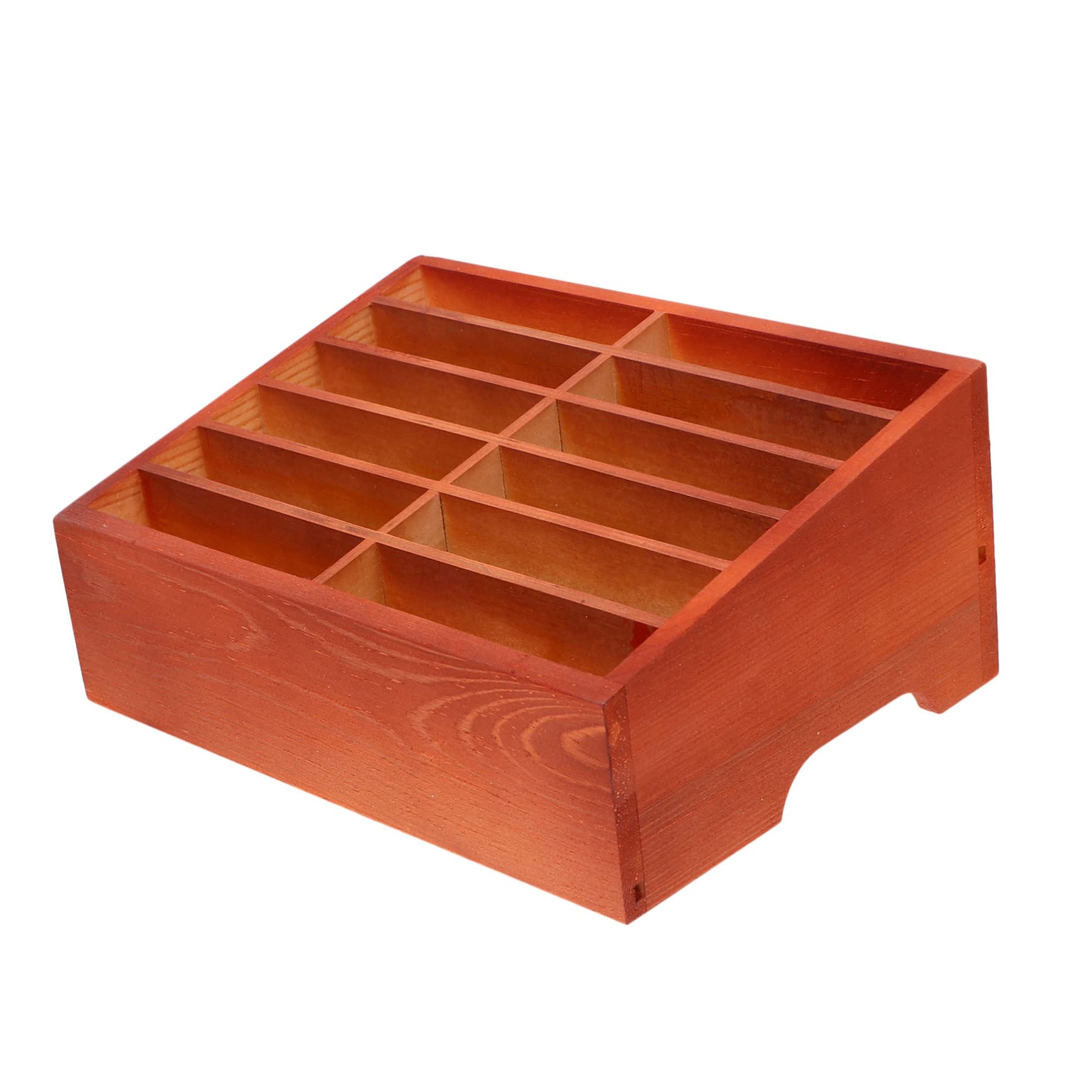 Amazon.com: FUNOMOCYA 12 Mobile Phone Storage Box Wooden Phone Holder ...