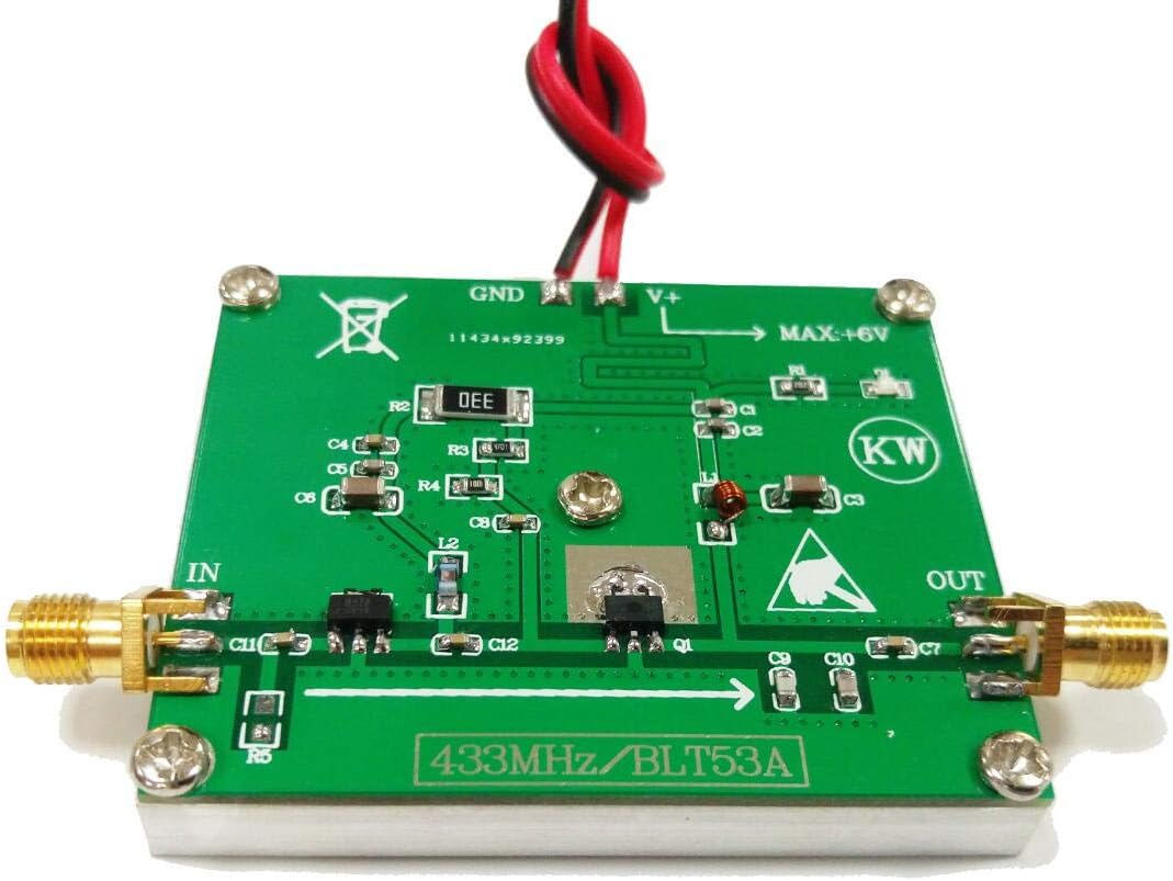 1 pieza BLT53A 433M RF Amplificador de potencia 2W alta potencia con ...