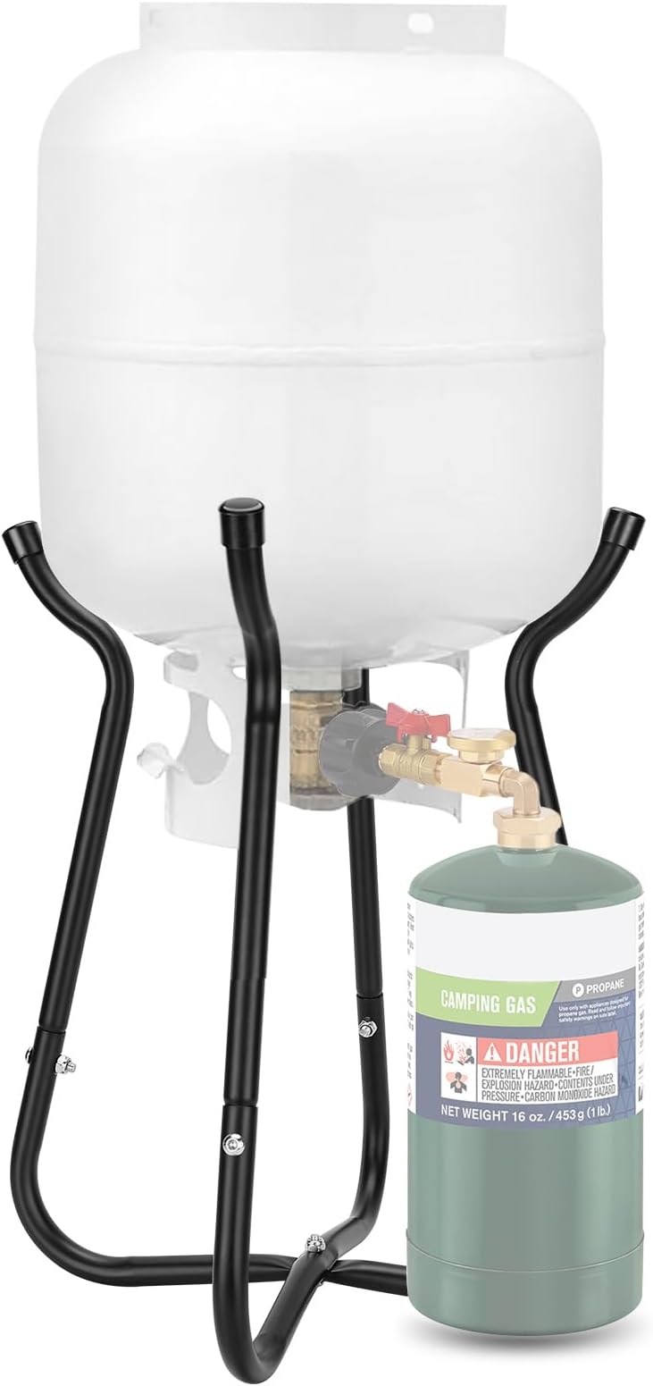 Amazon.com : YLSAZL Adapter Propane Cylinder Holder,Removable Refill ...