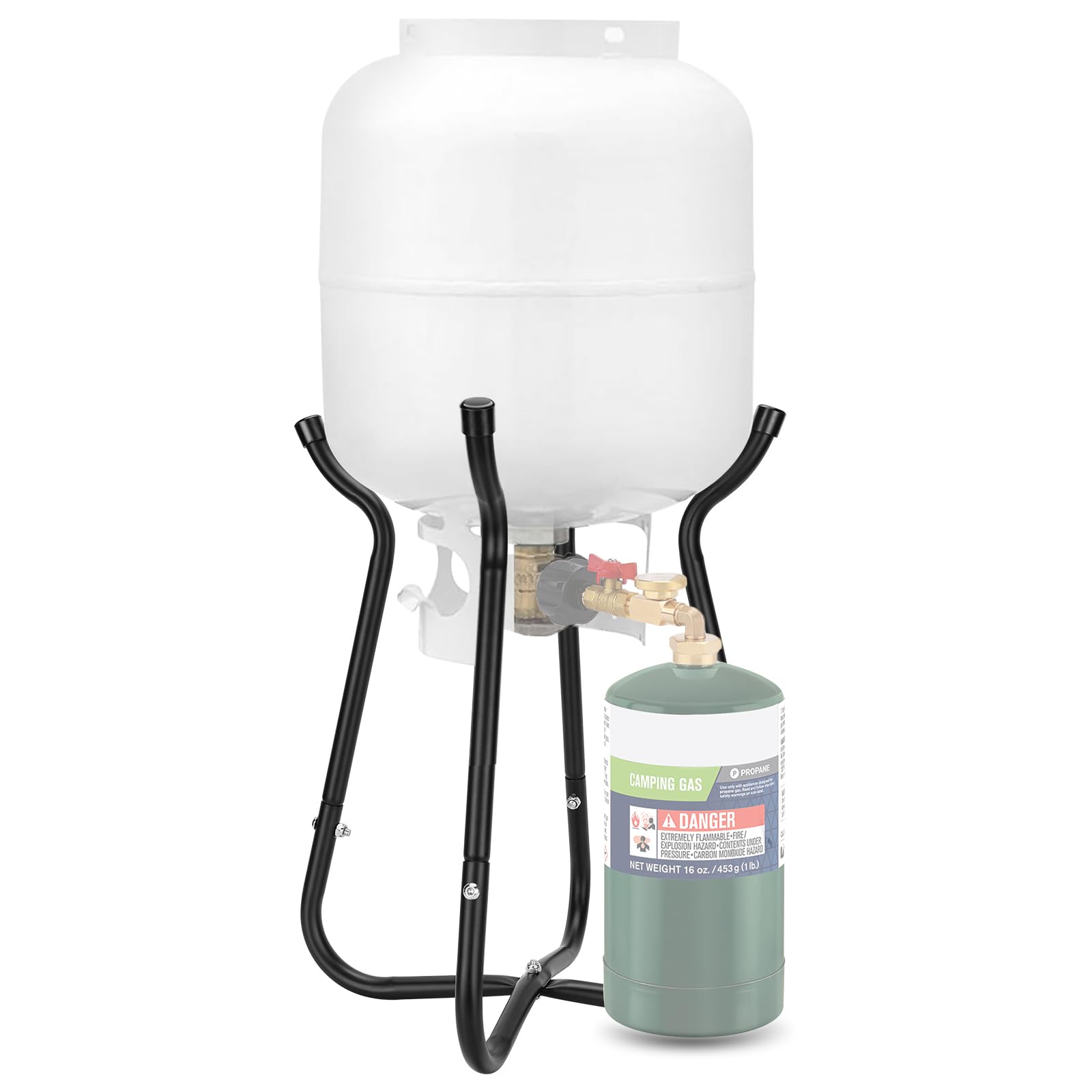 Amazon.com : WADEO Propane Cylinder Refill Stand, Propane Refill Holder ...