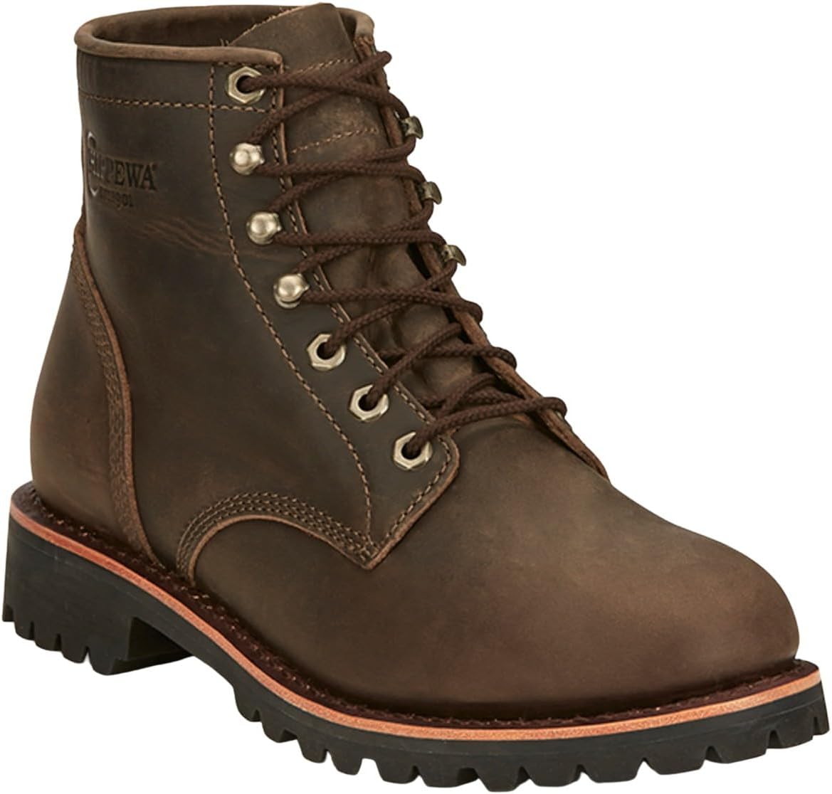 Amazon.com | Chippewa Men's Classic 2.0 Wood 6" Work Boot Round Toe - Nc2080 | Industrial ...