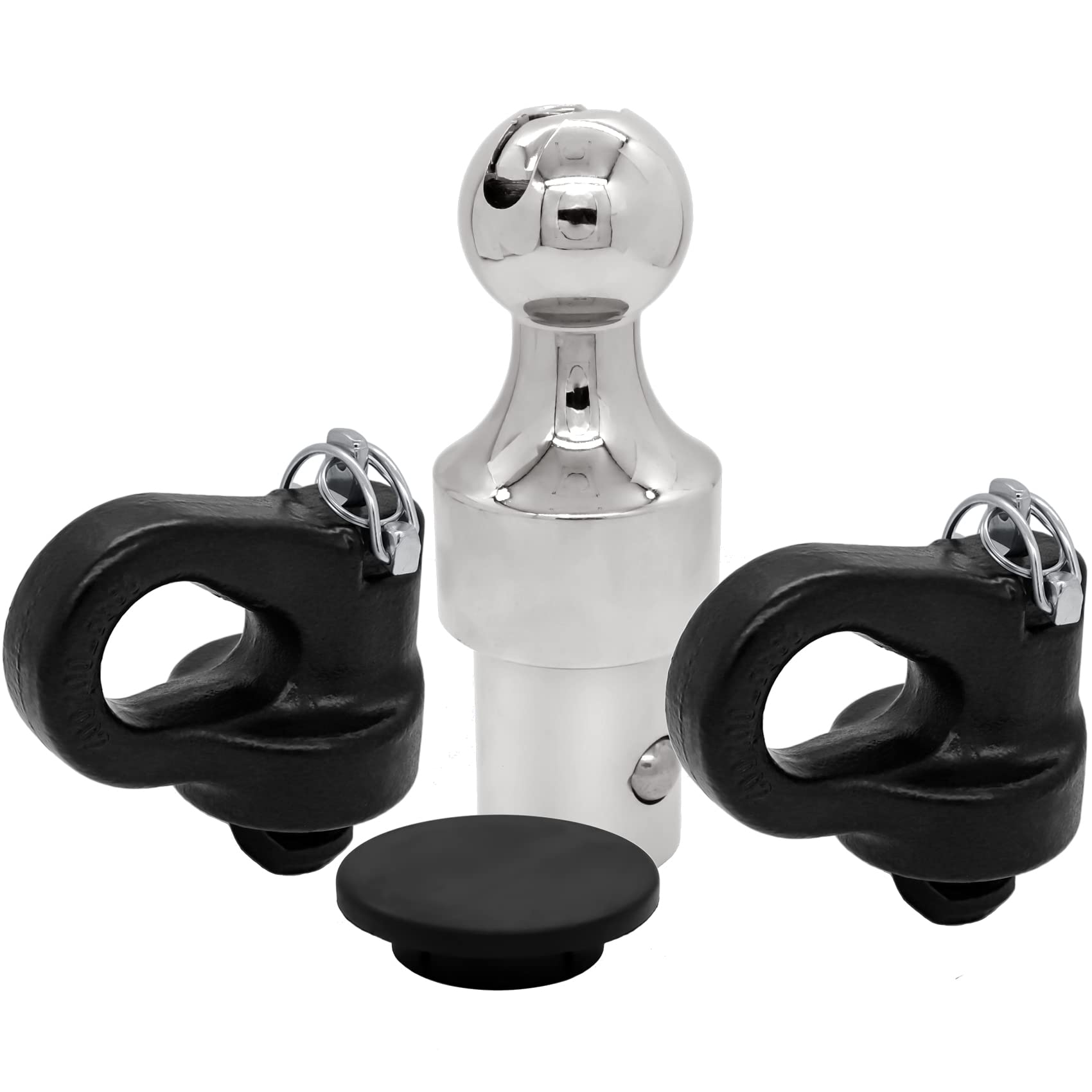 60692, Puck System Gooseneck Hitch Ball Kit, Compatible with 2013-2021 ...