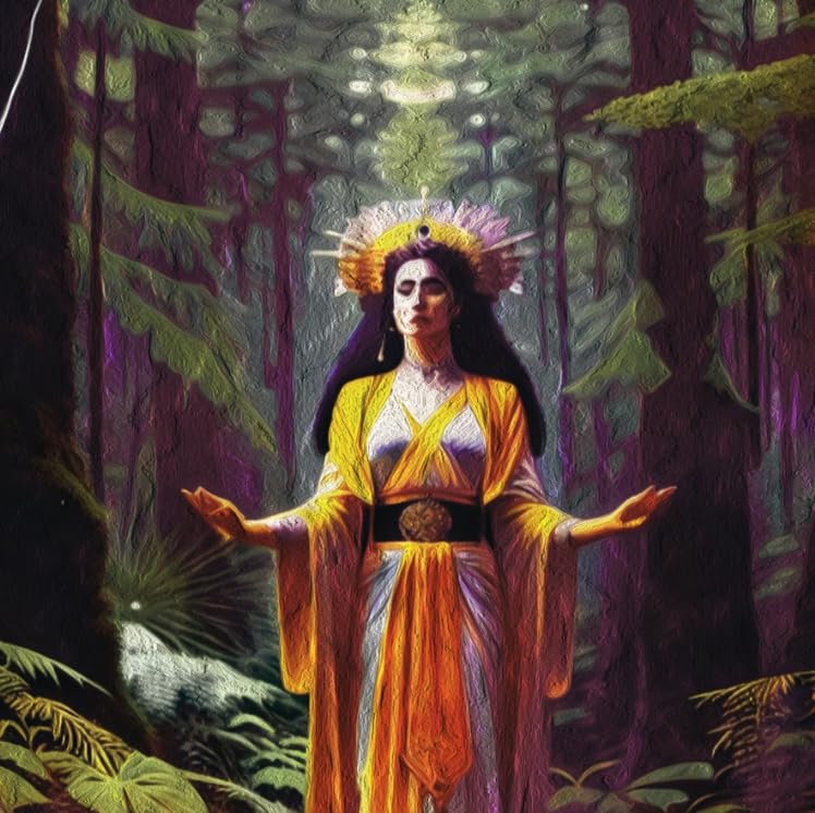 Amazon.com: Beltane | Female Form | Wiccan Art | Mythical Art| Tarot ...