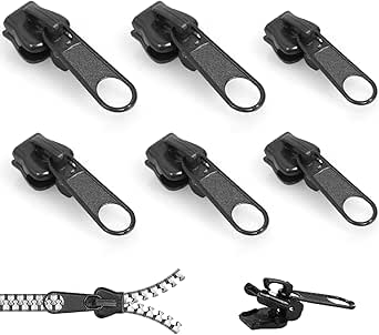 Universal Zipper Repair Kit with 6pcs Replacement Pulls - Durable and ...