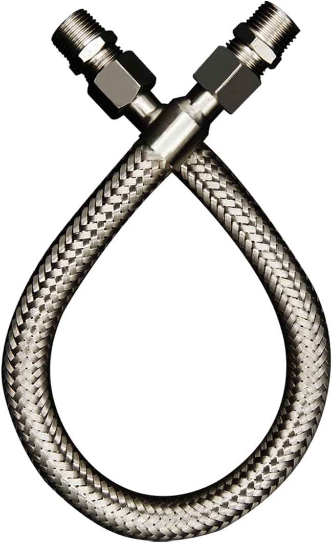 Industrial Grade Compressor Jumper Hose Both Sides Fittings Rotate ...