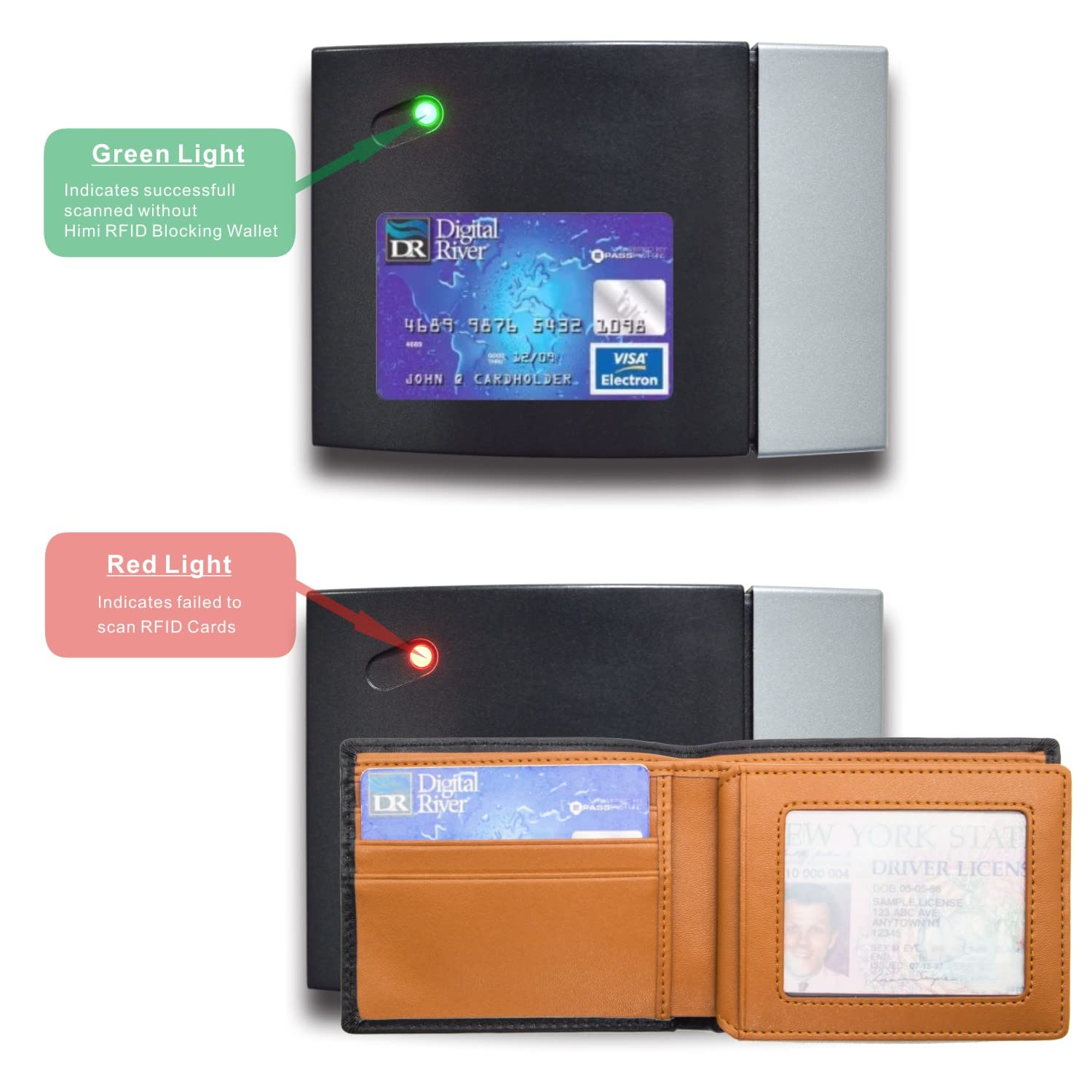 Snapklik.com : ANDOILT Slim Wallet For Men Genuine Leather RFID ...