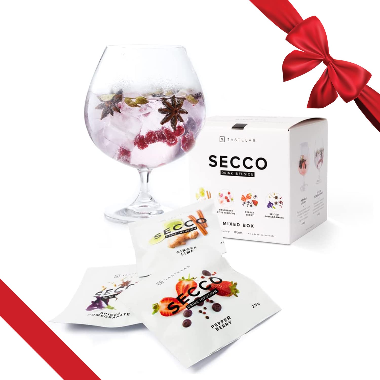 Snapklik.com : Secco Drink Infusion Signature Variety Box - Pack Of 8 ...