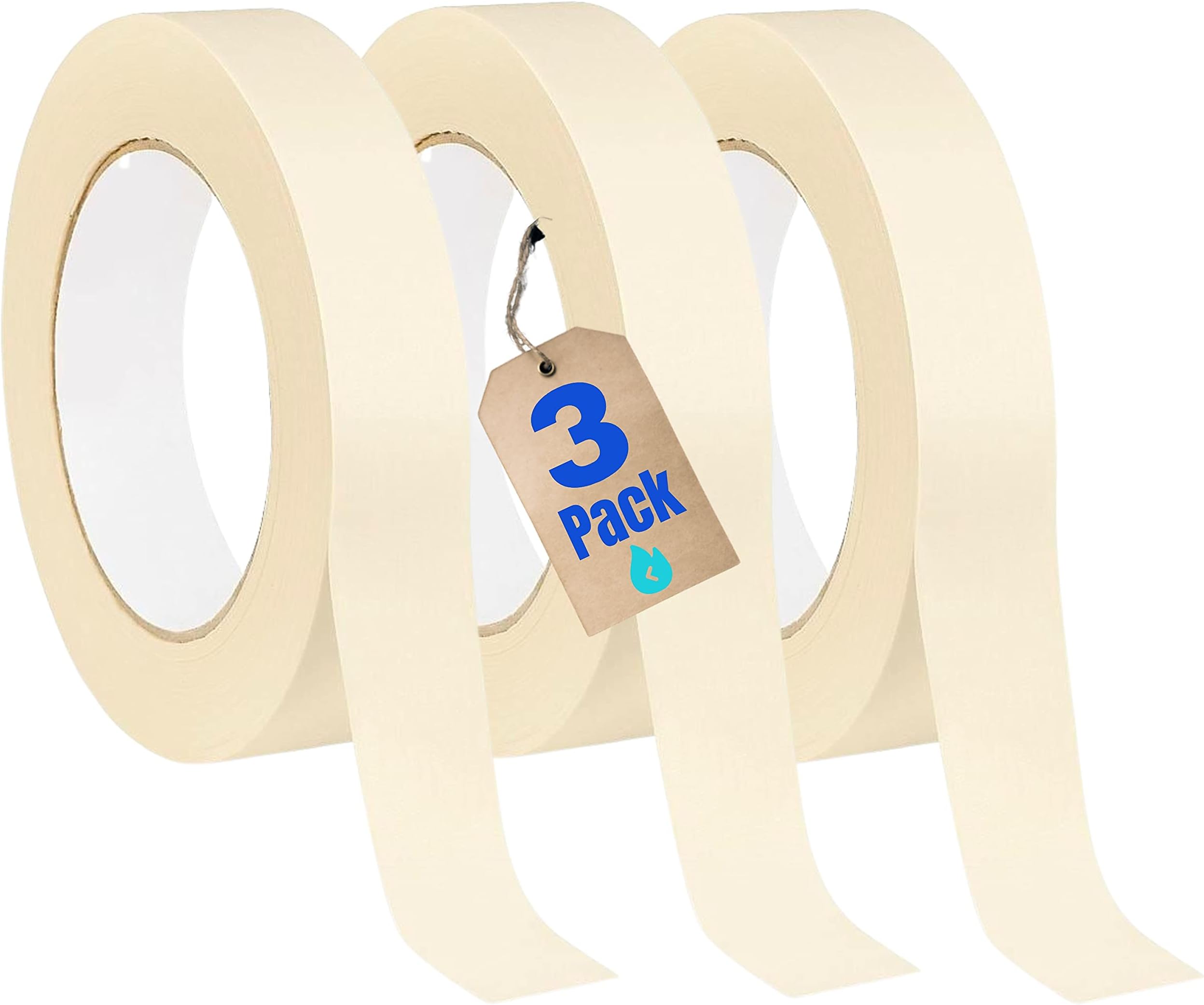 1InTheOffice Masking Tape 1 Inch, General Purpose Masking Tape,0.94 ...