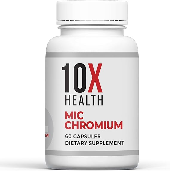 Amazon.com: 10X Health MIC Chromium Supplements - 60 Capsules ...