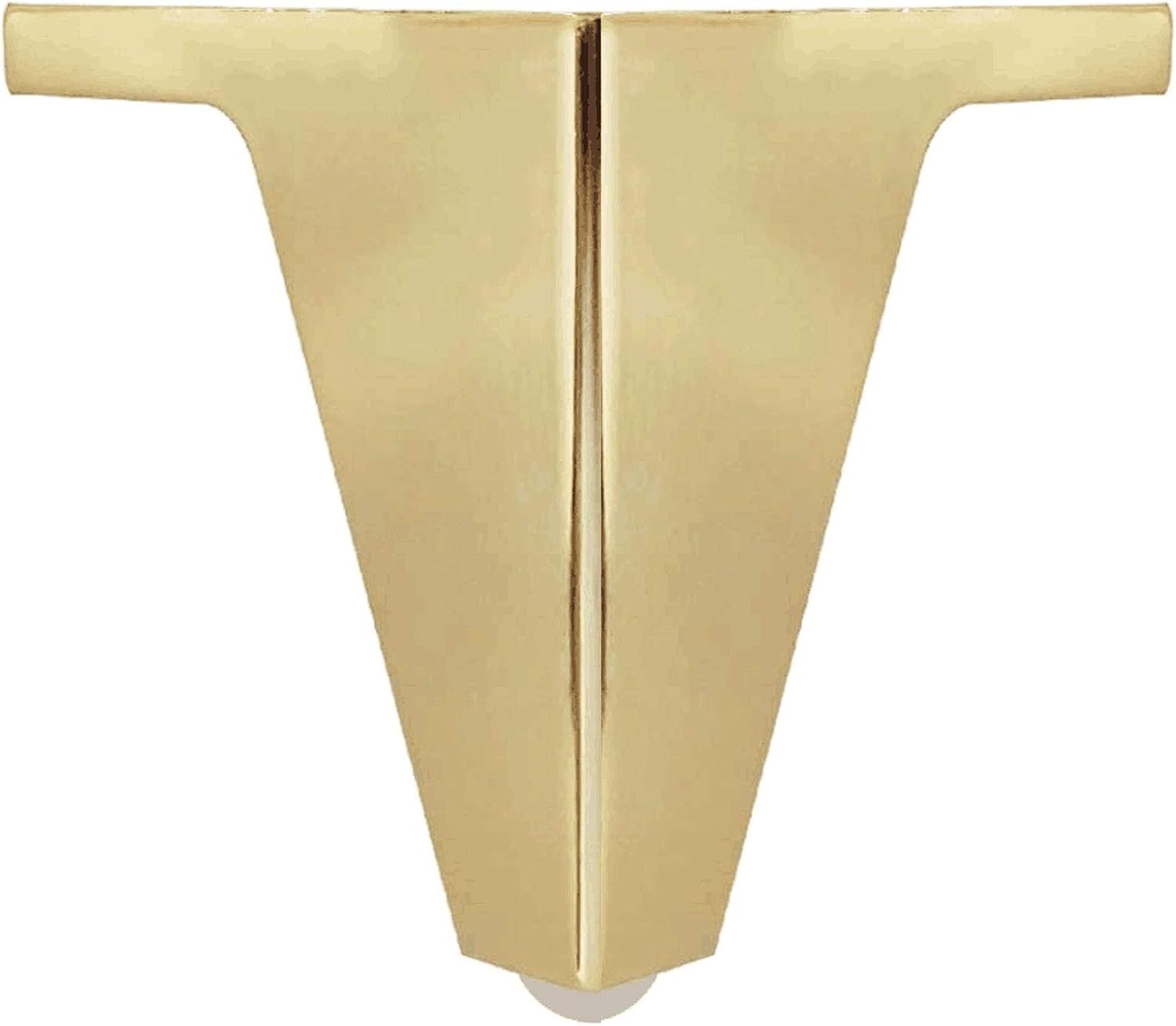 Amazon.com: FENGFU Gold Furniture Legs - 4" Metal Sofa Legs Heavy Duty ...