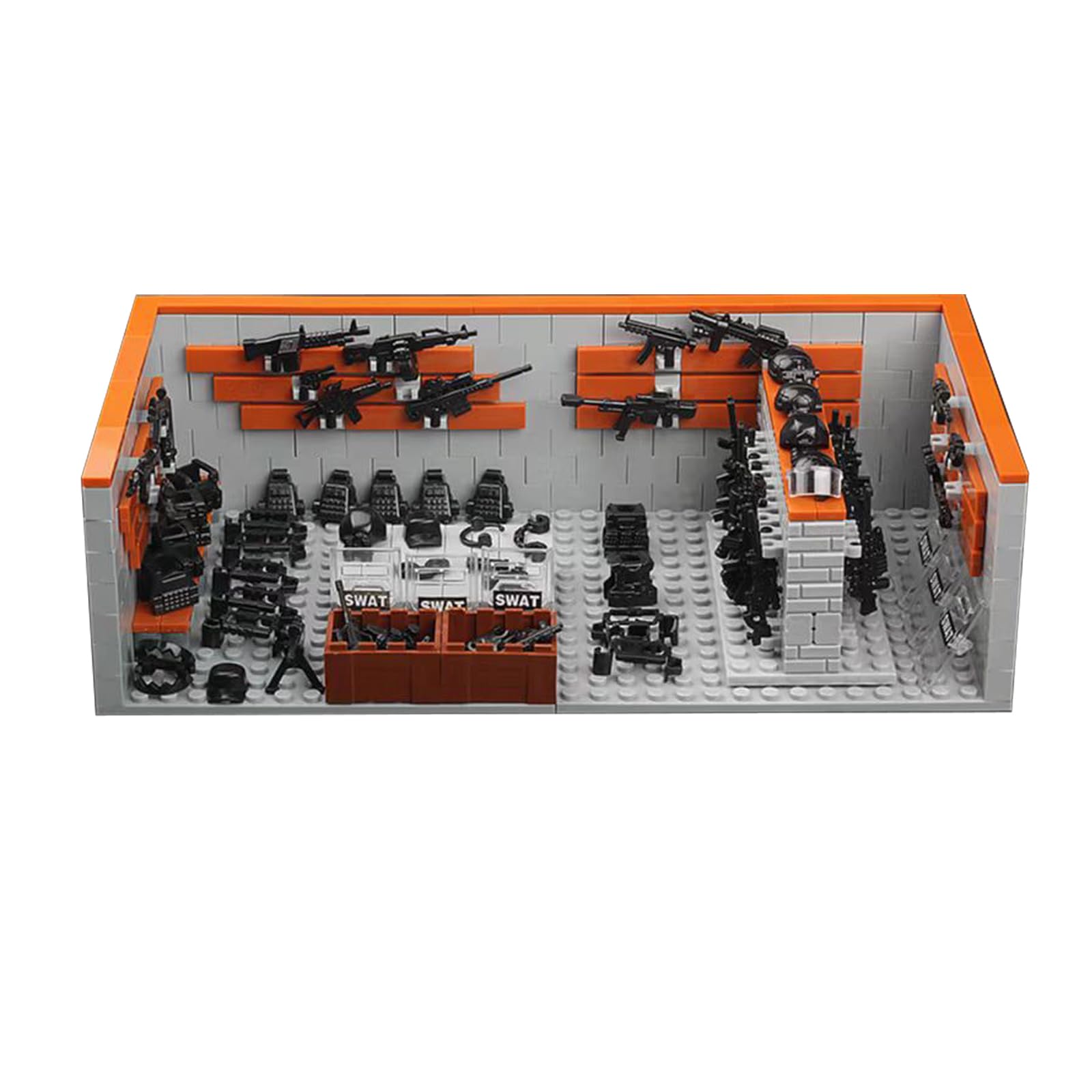 Amazon.com: SWAT Team Equipment Weapon Pack,Military Base Weapons Depot ...