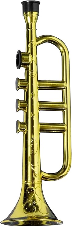 Amazon.com: Forum Novelties Gold Trumpet Party Kazoo Play Musical ...