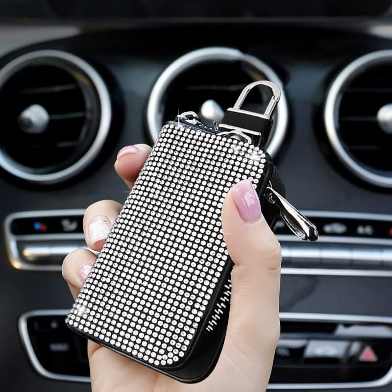 Amazon.com: BetterJonny Bling Crystal Car Key Case, Universal Key Fob ...