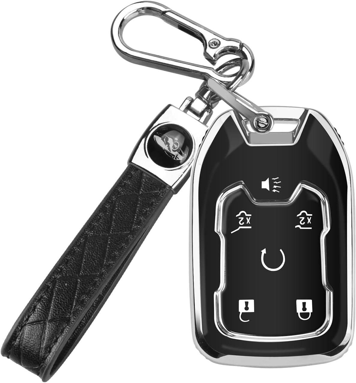 Amazon.com: MILD EAST for GMC Key Fob Cover with Keychain, Soft TPU ...