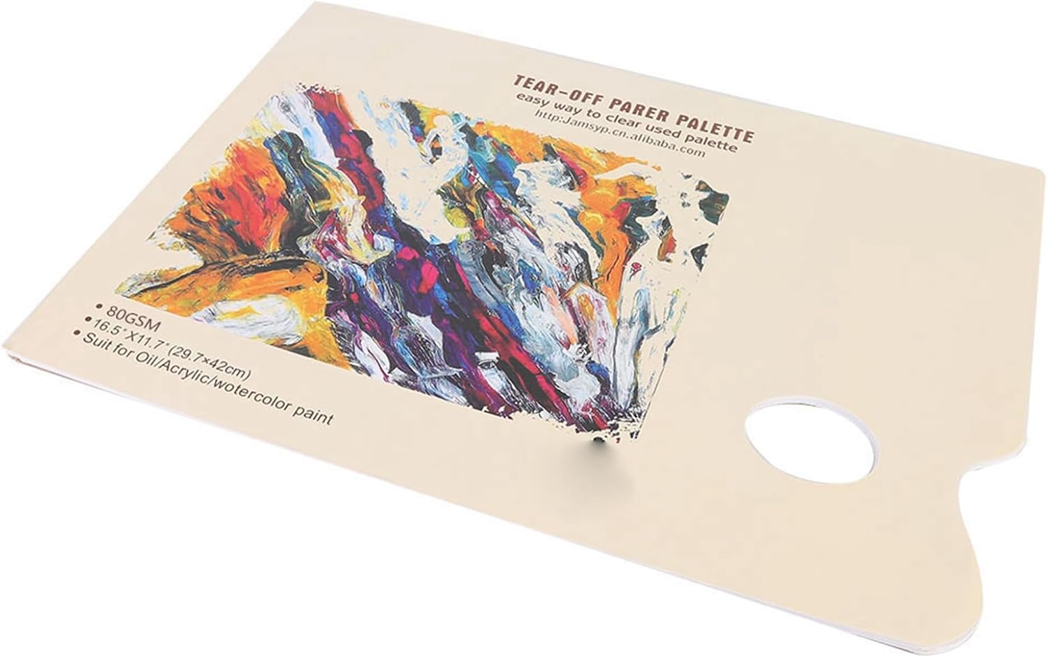 Amazon.com: A3 Tear Off Paper Palette Disposable Color Matching Paper ...