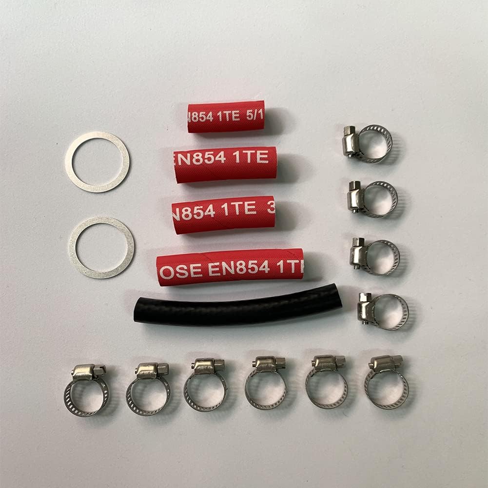 Amazon.com: Fuel Filter Lift Pump Hose Lines Washers Kit Compatible ...