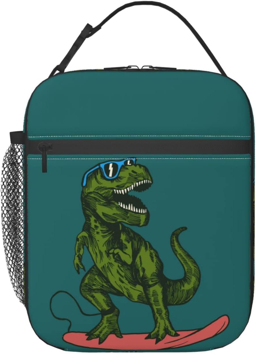 Amazon.com: Yilad Dinosaur Reusable Lunch Box Insulated LunchBox Cooler ...