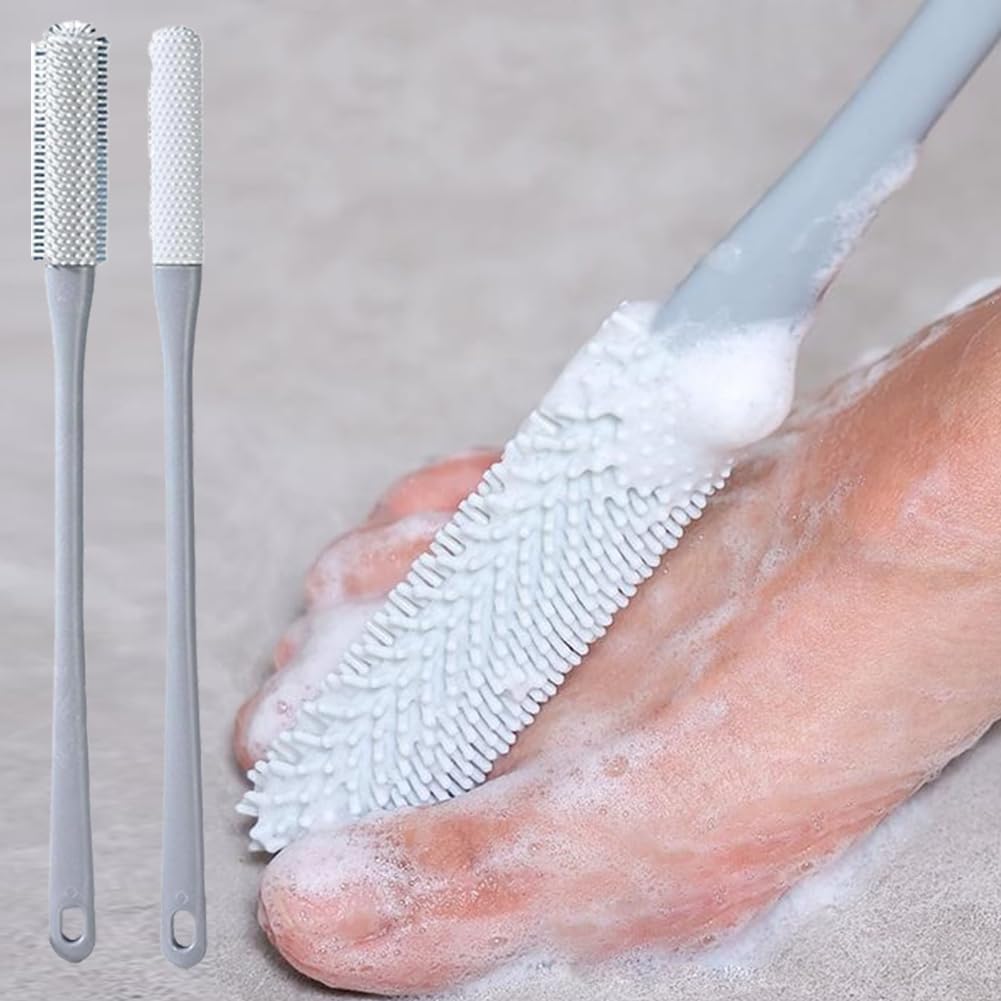 Amazon.com : Toe Gap Cleaning Brush - 15.7" Foot Scrubber in Shower ...