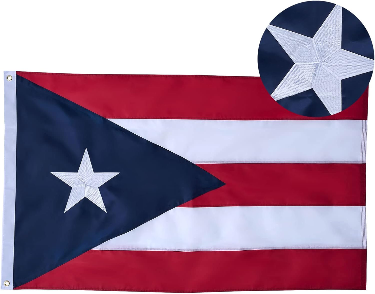 Buy Puerto Rico Flag 3x5 Outdoor - Heavy Duty 210D Oxford Polyester ...