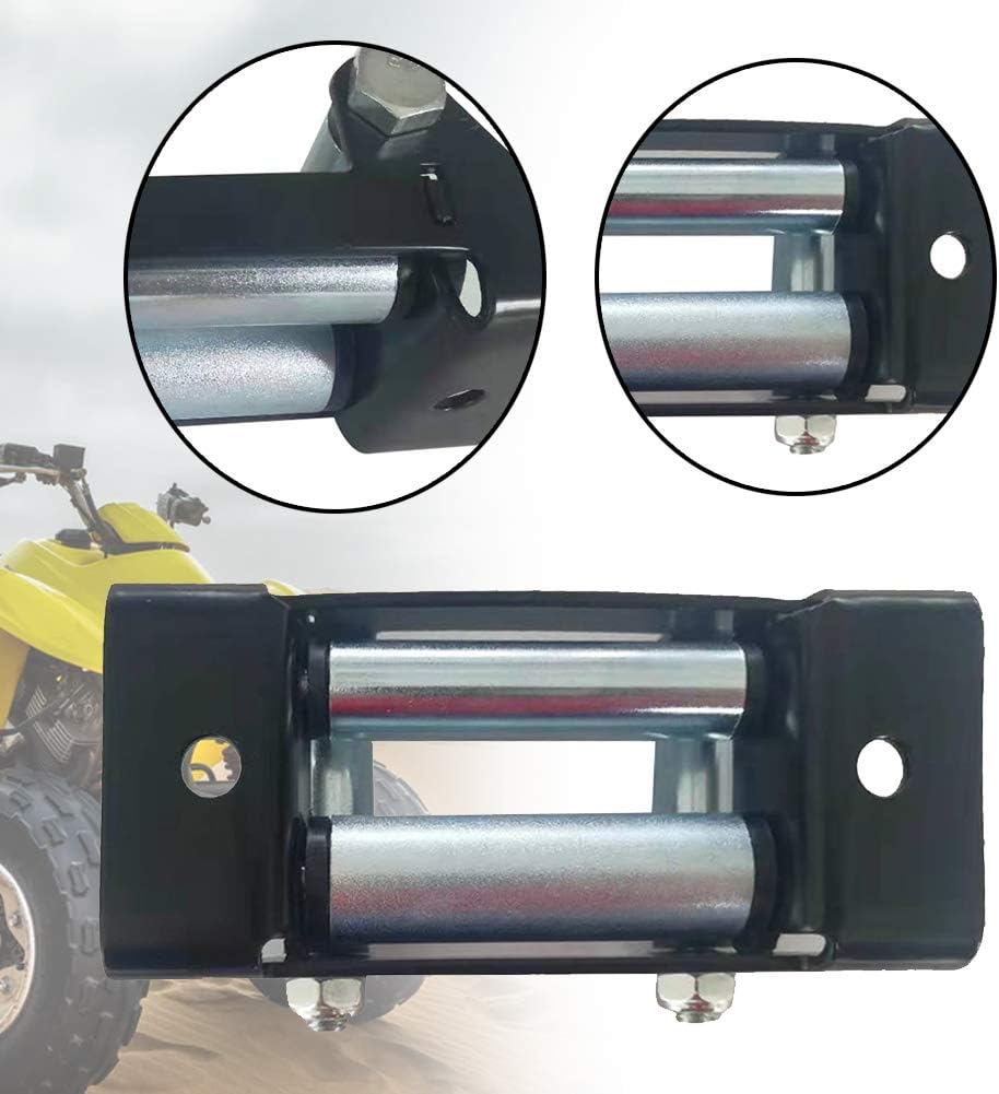 Kisbeibi Roll Winch Cable Guide Heavy Duty Winch Cable Roller Fairlead ...