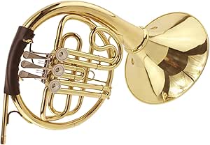 Amazon.co.jp: Beginner French Horn, Brass Lacquered Gold French Horn B ...