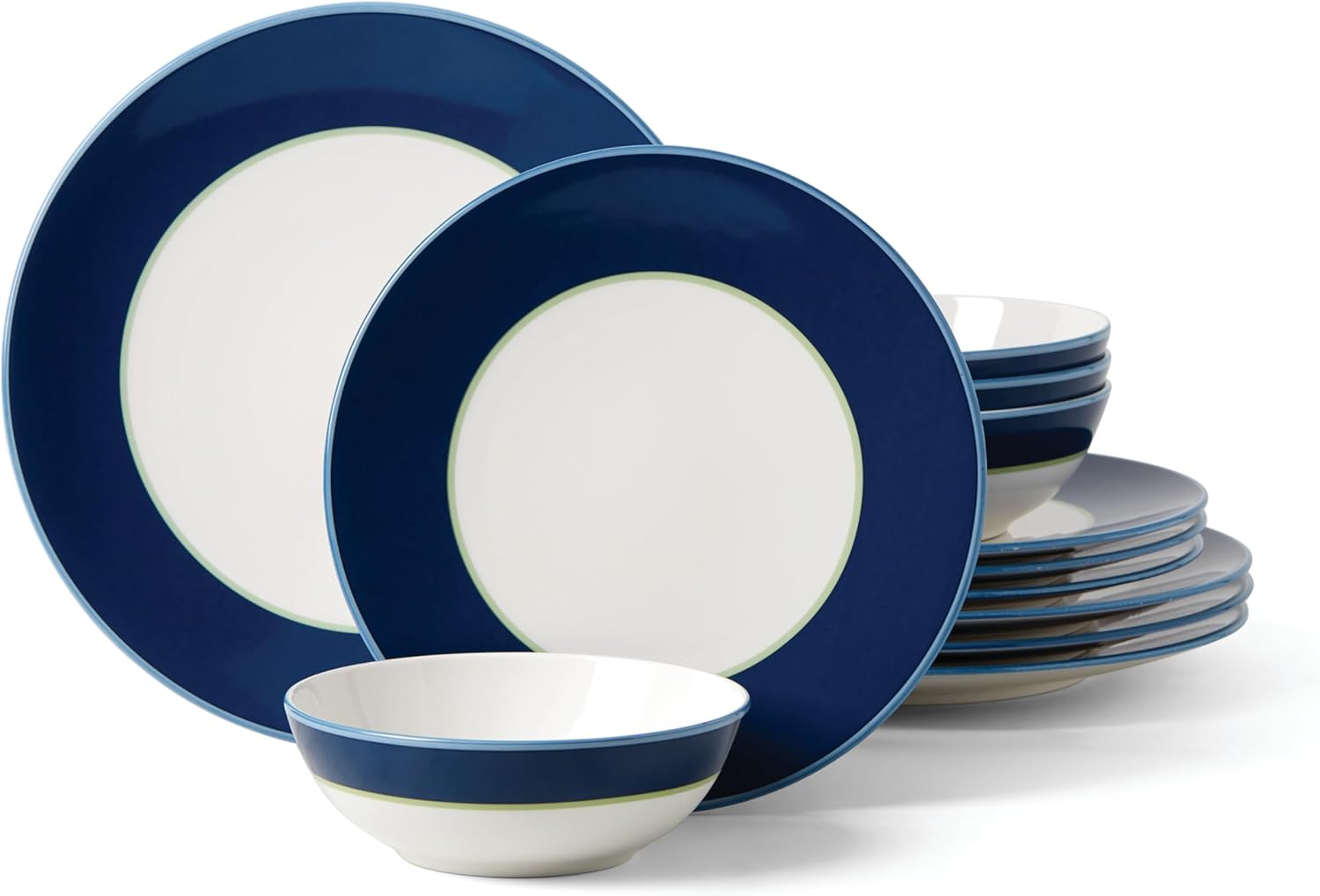 Amazon.com | Kate Spade New York Make It Pop 12Pc Dinnerware Set, 17.95 ...