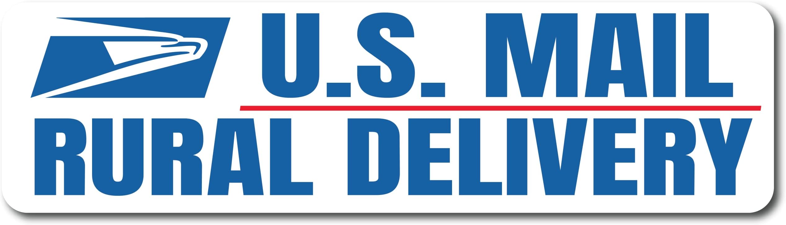 Amazon.com: U.S. Mail Delivery Magnetic Sign. Rural Delivery Carrier ...