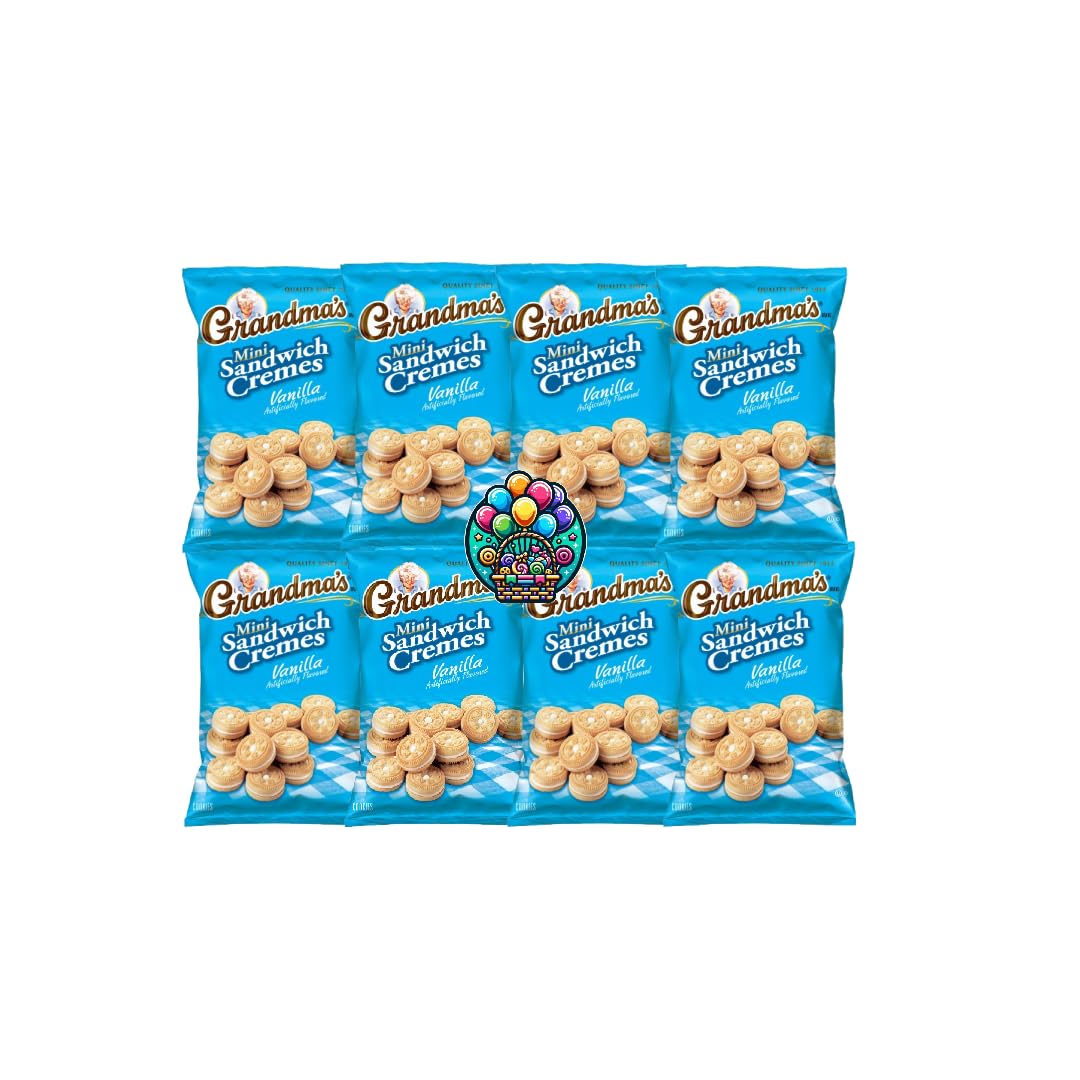 Amazon.com: Grandma Cookies Vanilla Creme - pack of 8 (2.12oz each) for ...
