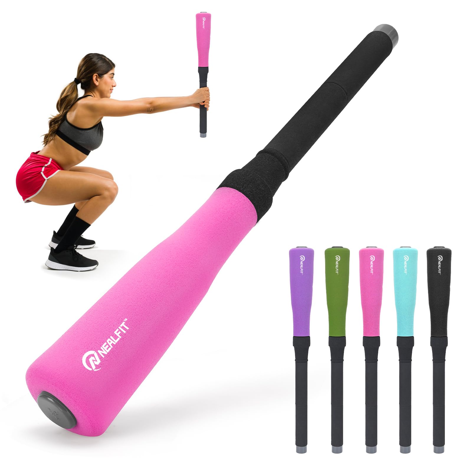 Snapklik.com : NEALFIT Indian Clubs, Weighted Club For Strength ...