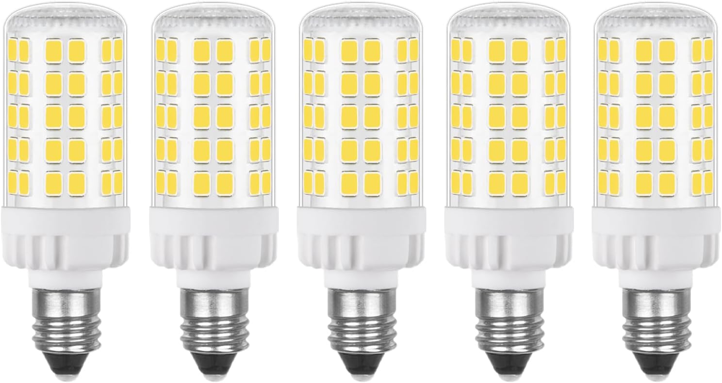 Maelsrlg E11 LED Bulb Dimmable, 50W Equivalent, Daylight 6000K, T4 Mini ...