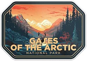 Amazon.com - Gates of The Arctic National Park Sticker - Waterproof ...