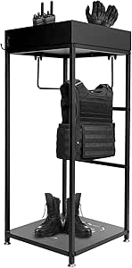Amazon.com: Police Gear Rack, 120lbs Law Enforcement Gear Rack Police ...