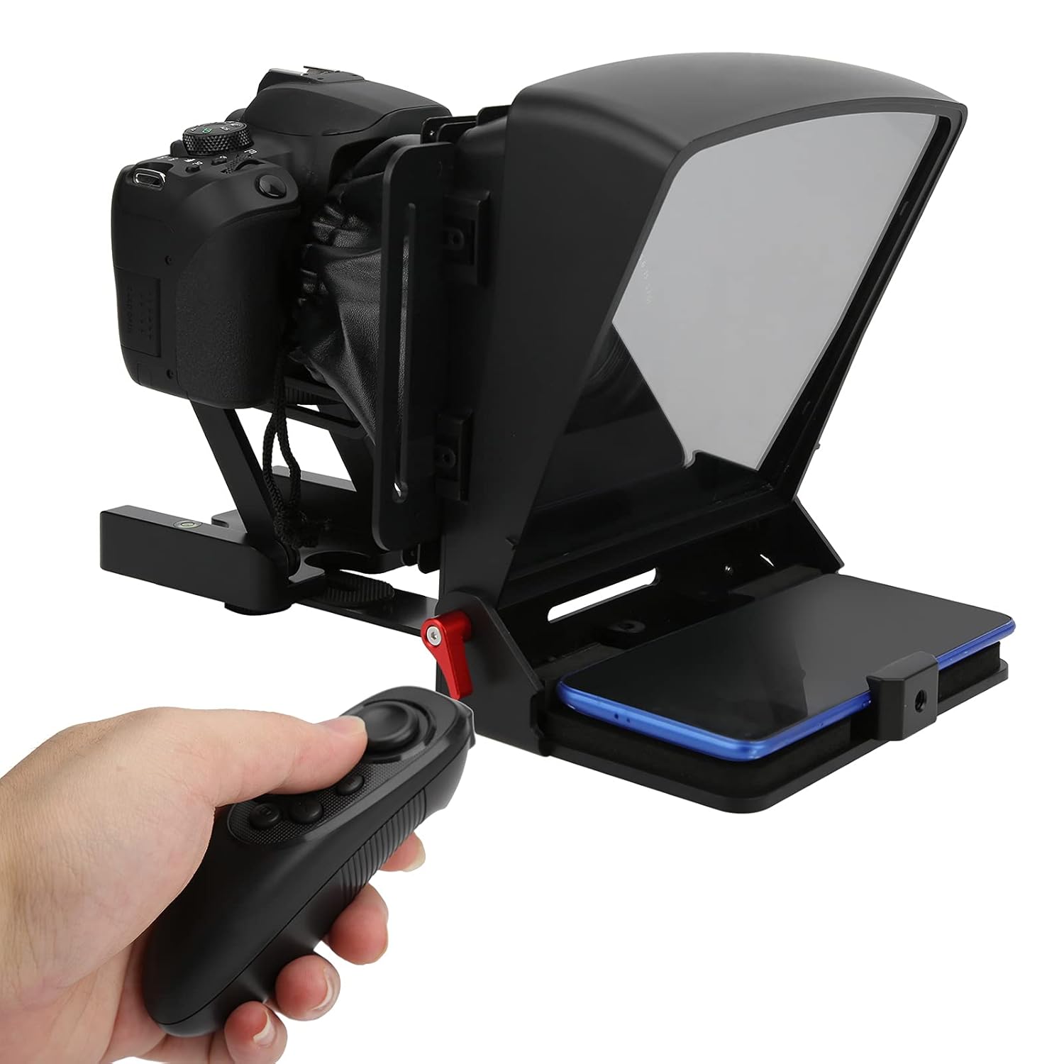 Phone Teleprompter,Portable Teleprompters Kit with Remote Control ...