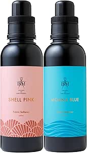 Amazon | ISM 柔軟剤 シェルピンク モアナブルー 本体 2種セット | ノーブランド品 | 液体柔軟剤