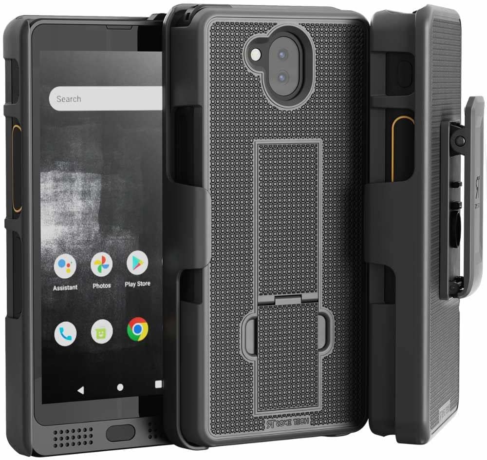 Amazon.com: Designed for Sonim XP10 5G Case with Belt Clip Holster ...