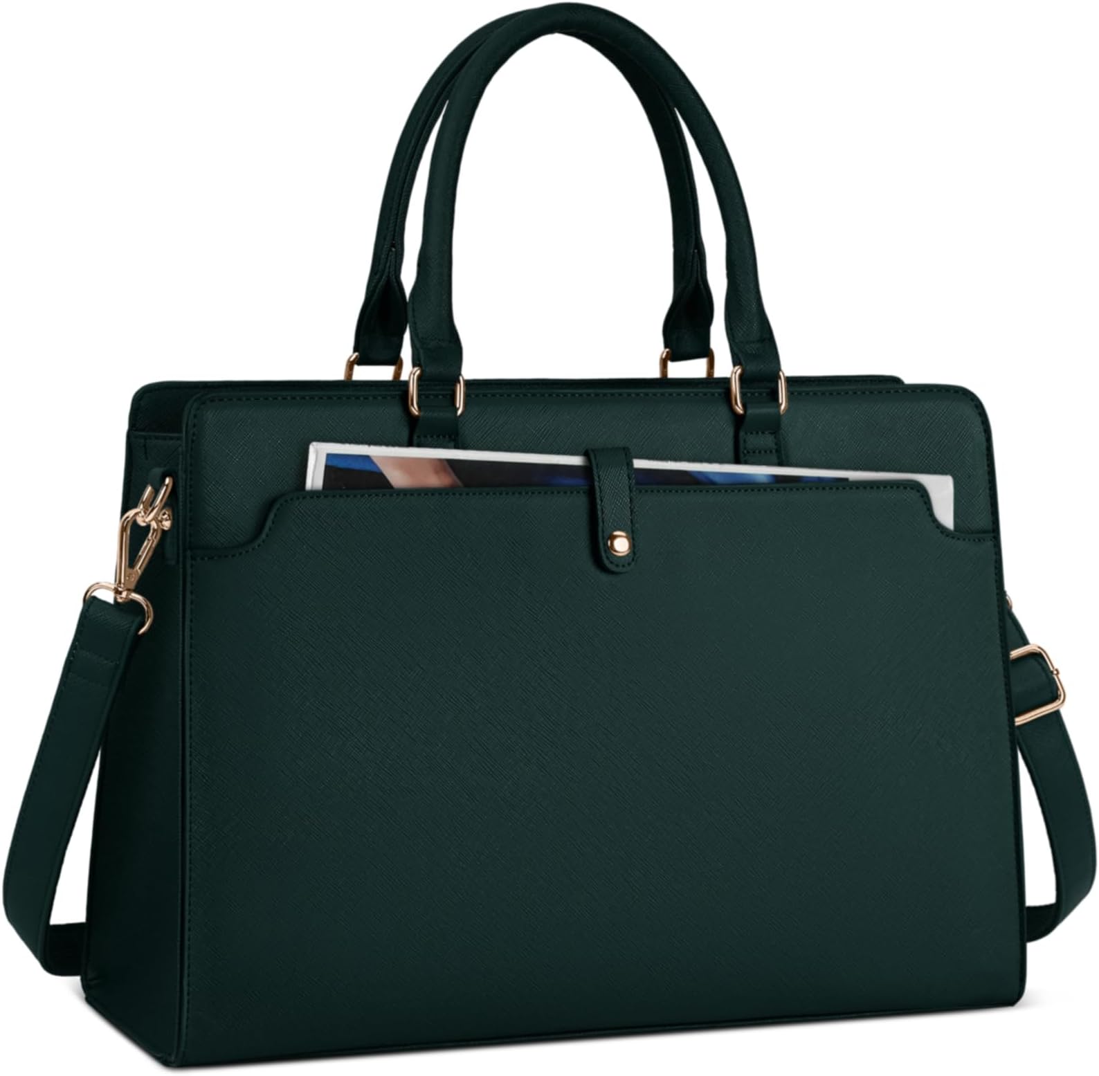 Amazon.com: Laptop Bag for Women Leather Work Tote 15.6 Inch Laptop for ...